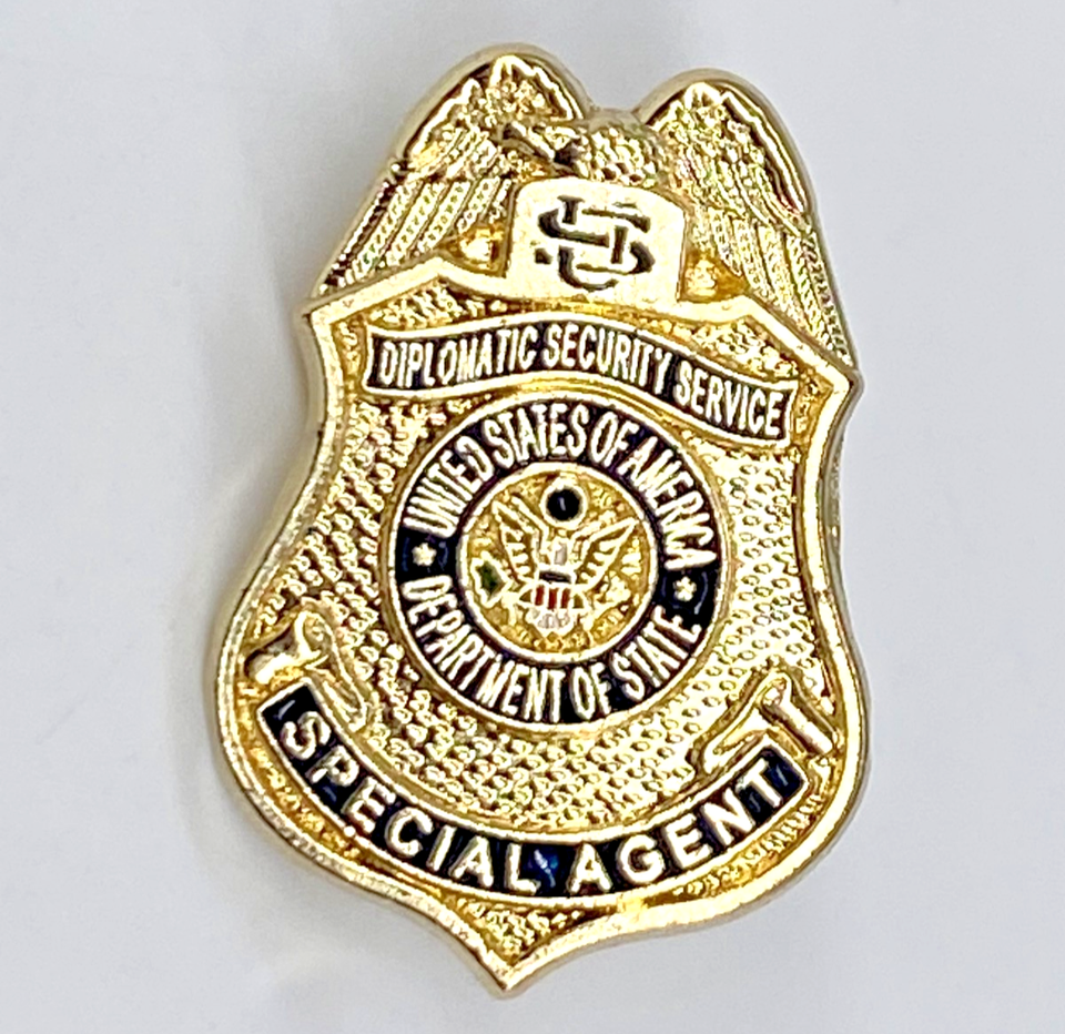 Diplomatic Security Service DSS Special Agent Badge Shield Lapel Pin ...