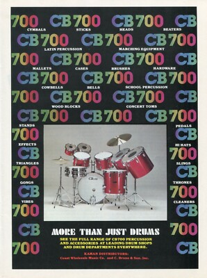 1979 Print Ad of Kaman CB700 Drum Kit | eBay