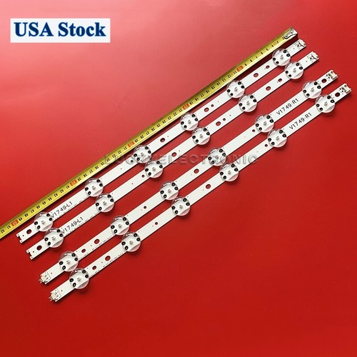 Full set LED Strips For LG 49UV340C 49UJ6565 49UJ651V 49UJ670V 49UJ701V ...