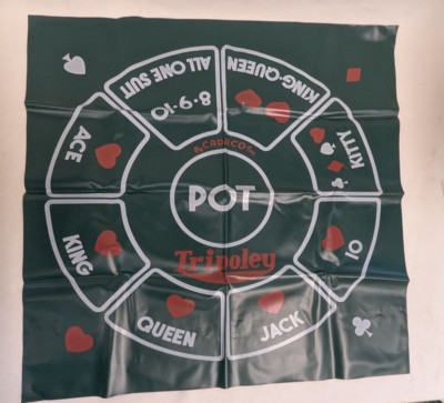 Vtg Tripoley Vinyl Mat Michigan Rummy Cadaco | eBay