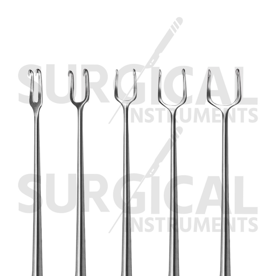 5 Joseph Skin Hook Set Double Sharp Prongs Retractor Plastic Dermal ...