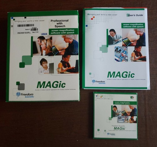 MAGIC SCREEN MAGNIFICATION SOFTWARE WITH SPEECH BY FREEDOM SCIENTIFIC ...
