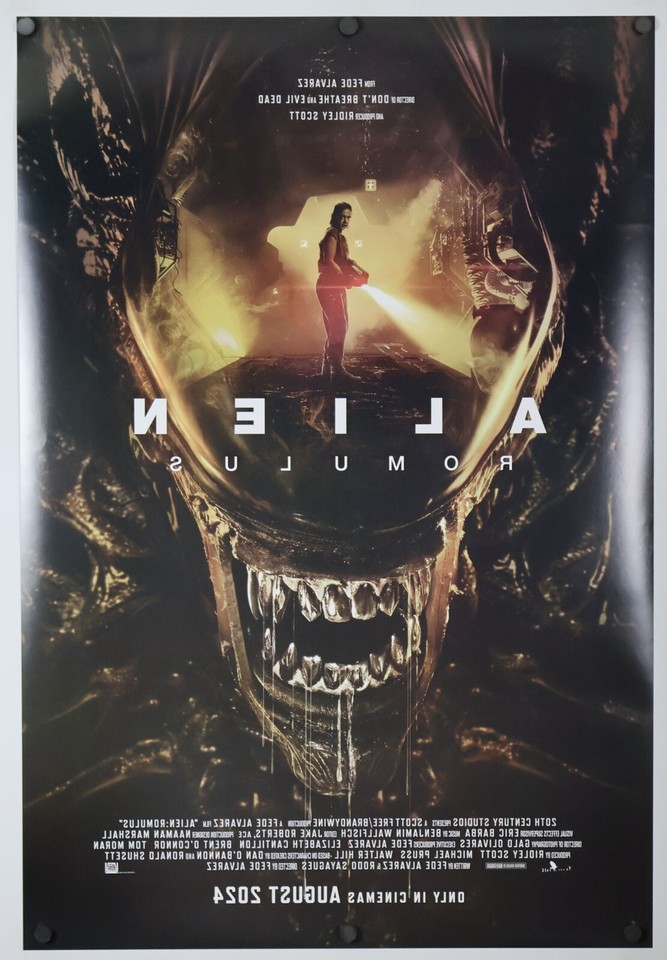 Alien Romulus - original DS movie poster 27x40 D/S 2024 INTL Final B | eBay