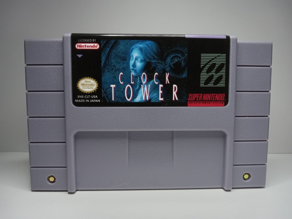 Clock Tower Super Nintendo English Translation SNES Horror Game Cart ...