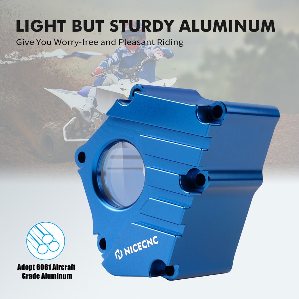 NICECNC Clear Crankcase Oil Cover Oil Tank Cover For Yamaha YFZ450X ...