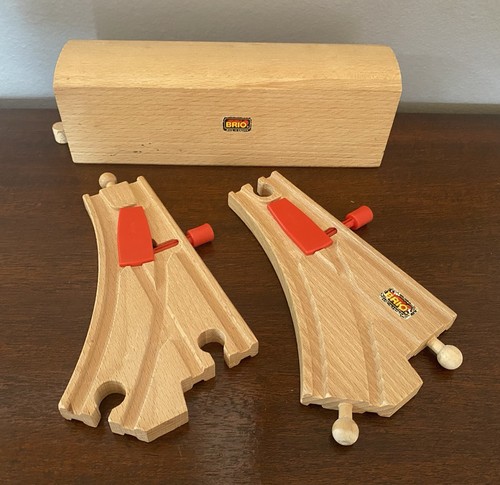 Brio Wooden Train Tunnel & Two Brio Mechanical Switch Tracks | eBay
