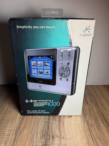 Logitech Harmony 1000 Advanced Touch Screen Universal Remote Control ...