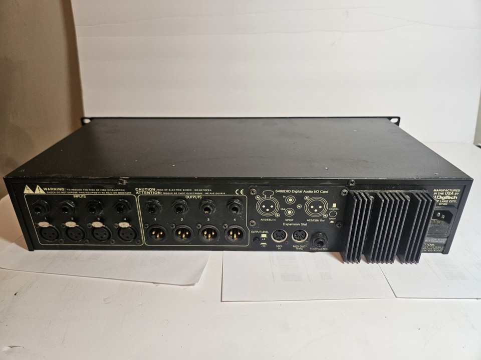 Digitech Studio 400 4-Channel Multi-Effects Processor Dual Disc | eBay