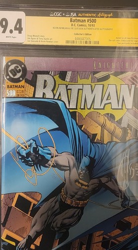 Batman #500 - CGC 9.4 - 2X Signed by Kevin Nowlan & Joe Quesada ...