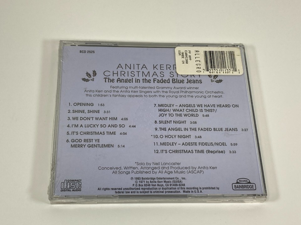 Anita Kerr's Christmas Story: The Angel in the Faded Blue Jeans CD ...