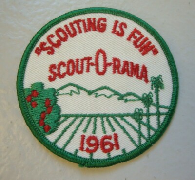 Vintage 1961 Scouting is Fun Scout-O-Rama Patch BSA Cub Boy Scout | eBay