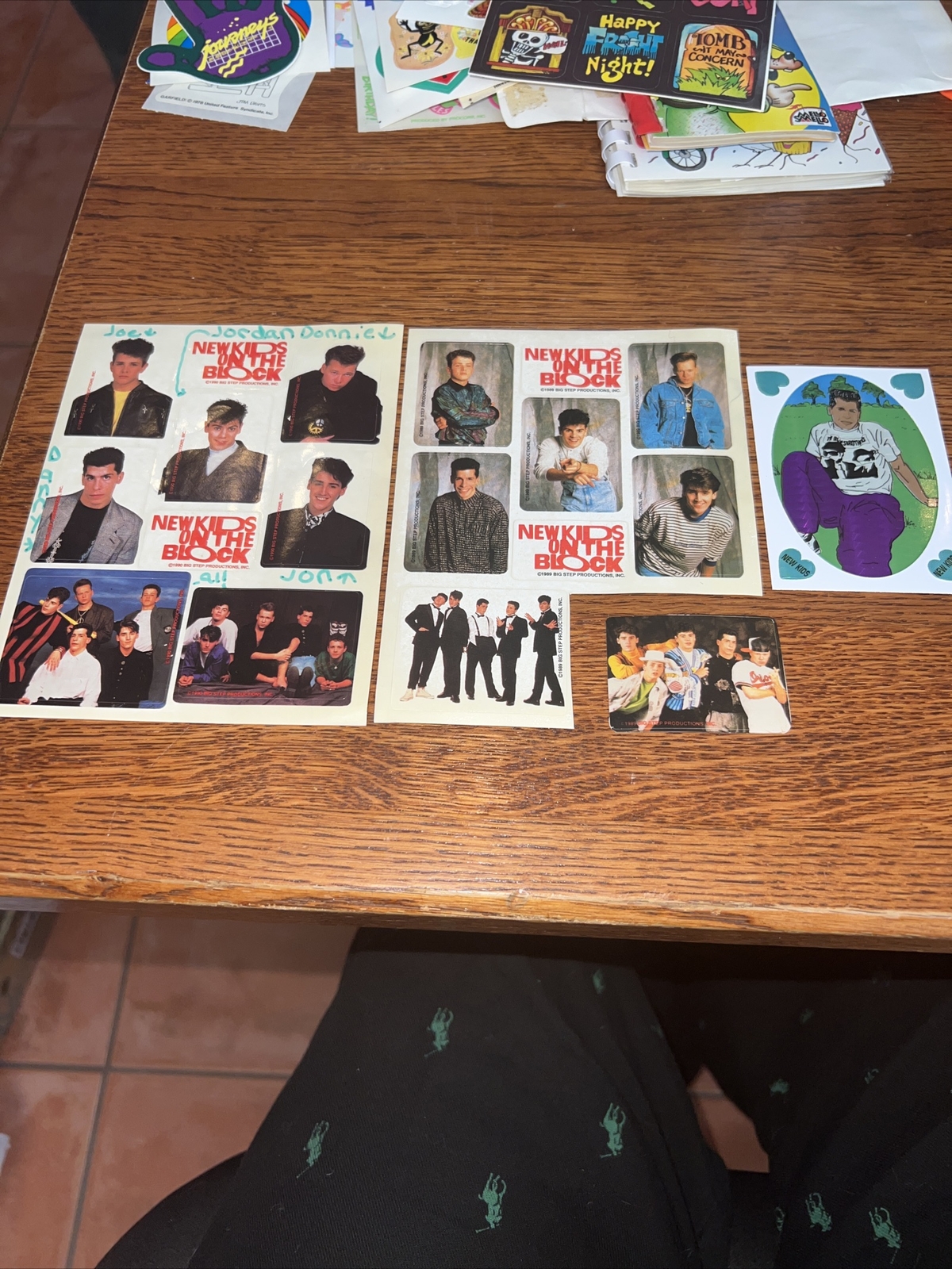 1989 New Kids on the Block (NKOTB) Lot of 22 stickers | eBay