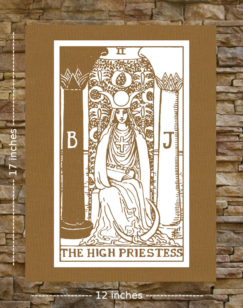 High Priestess Tarot THE HIGH PRIESTESS Tarot Journal 6x9 Daily