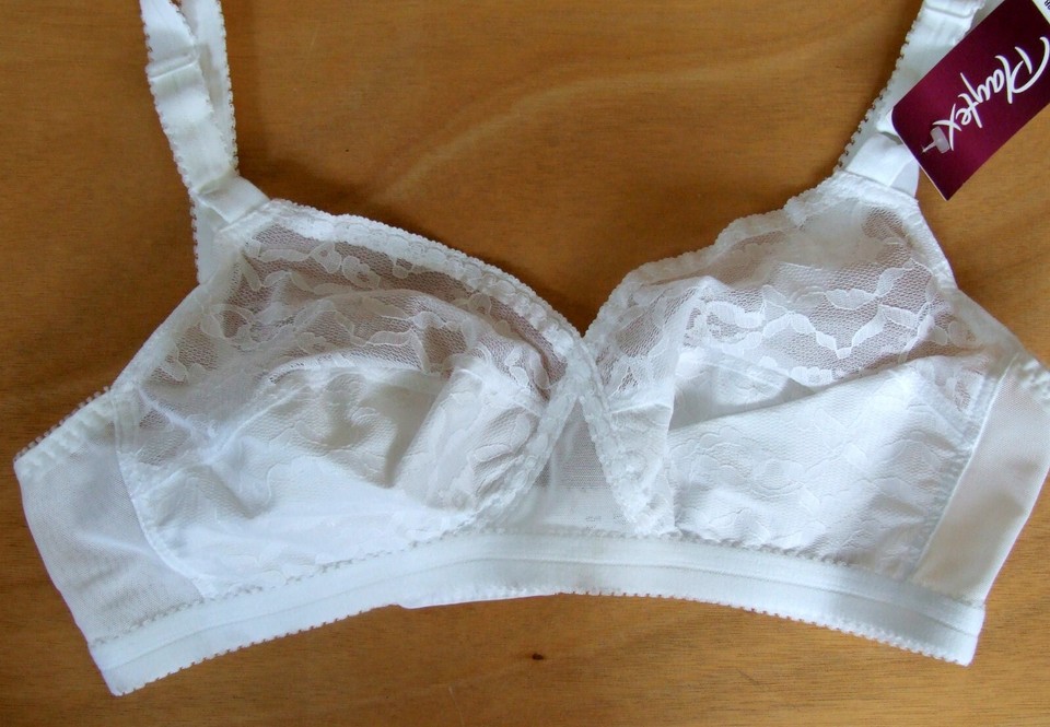 Playtex 34D unwired Classic Support Bra stretchy full cup Black | eBay