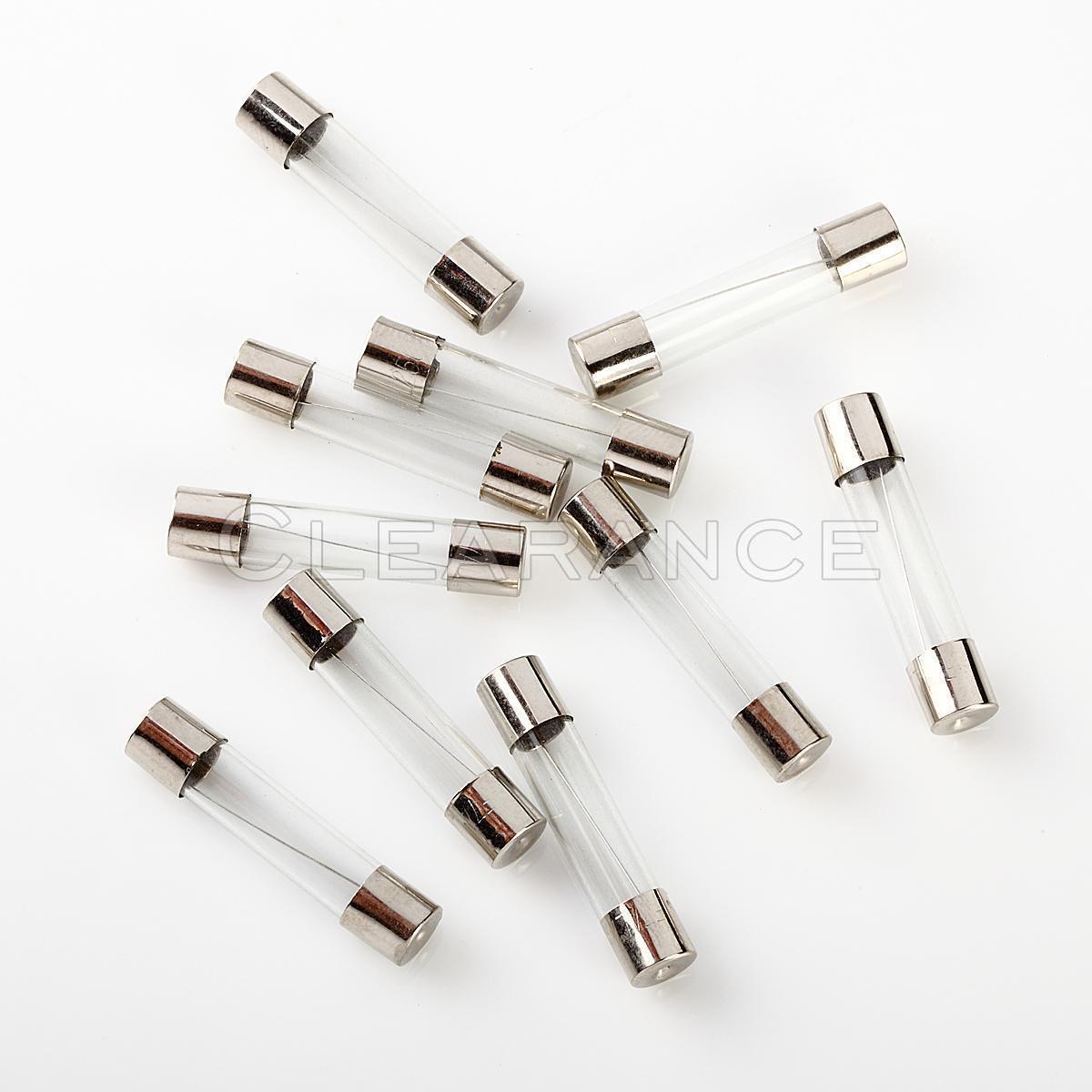 10pcs AGC7 Fast Acting Glass Tube Fuse 7 Amp 1/4" x 1-1 | eBay