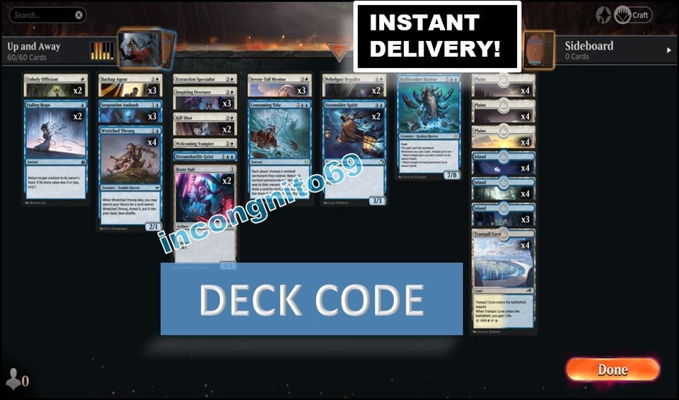 MTG ARENA CODE CARD MAGIC PACK DUSKMOURN BLOOMBURROW OUTLAWS MANOR ...