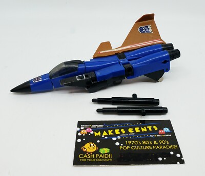 1985 Transformers G1 Dirge Figure Decepticon Jet Vintage For Part ...