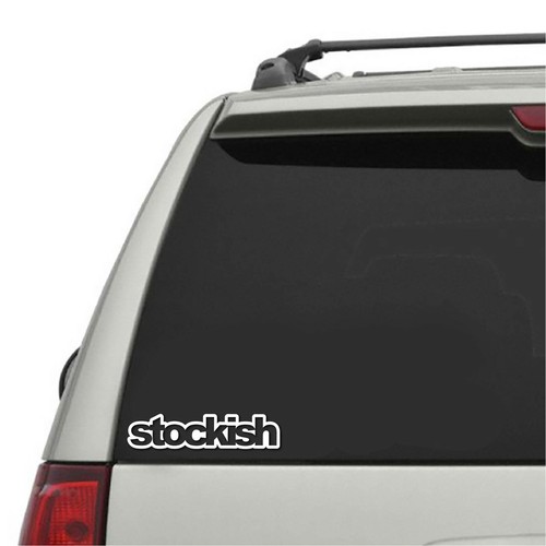 Stockish STICKER VINYL DECAL TUNER DRIFT SLAMMED CUSTOM IMPORT LOWERED ...