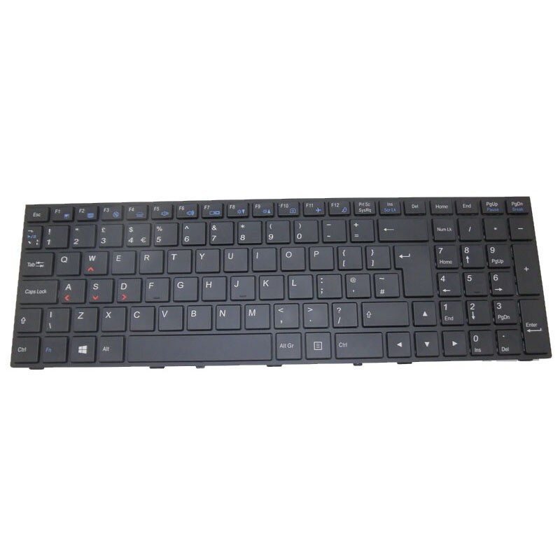 Backlit UK Keyboard For Eluktronics For Eluktro Prometheus 16 G2 Black ...
