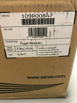 Xerox Fuser 109R00847 For use in 5945 , 5955 , 8045 , 8055 | eBay