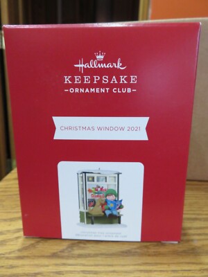 2021 Hallmark Keepsake Ornament Club Ornament Christmas Window 2021 NEW ...