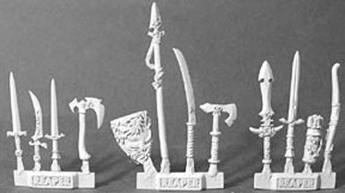 Reaper Miniatures Weapons Pack IV #02455 Dark Heaven Legends Unpainted ...