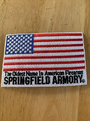 The Oldest Name in American Firearms SPRINGFIELD ARMORY Flag Patch | eBay