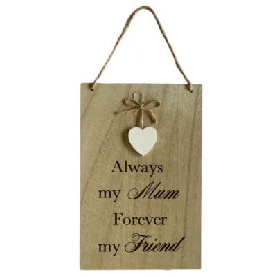 Mum Wooden Sign Wood Mum Hanging Signs Happy Mother's Day Gift Home ...