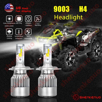H4 For Can-Am Outlander Max 400 500 650 800 800R LED Headlights Bulbs ...