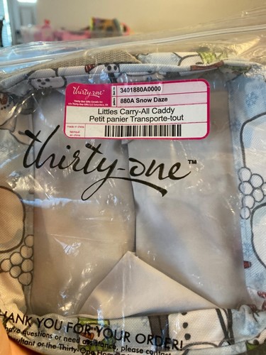 Thirty-One Snow Daze Littles Carry-All Caddy | eBay