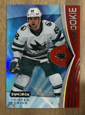 Tristen Robins - 2023-24 Upper Deck Synergy #97 Red Rookie (RC) Sharks ...