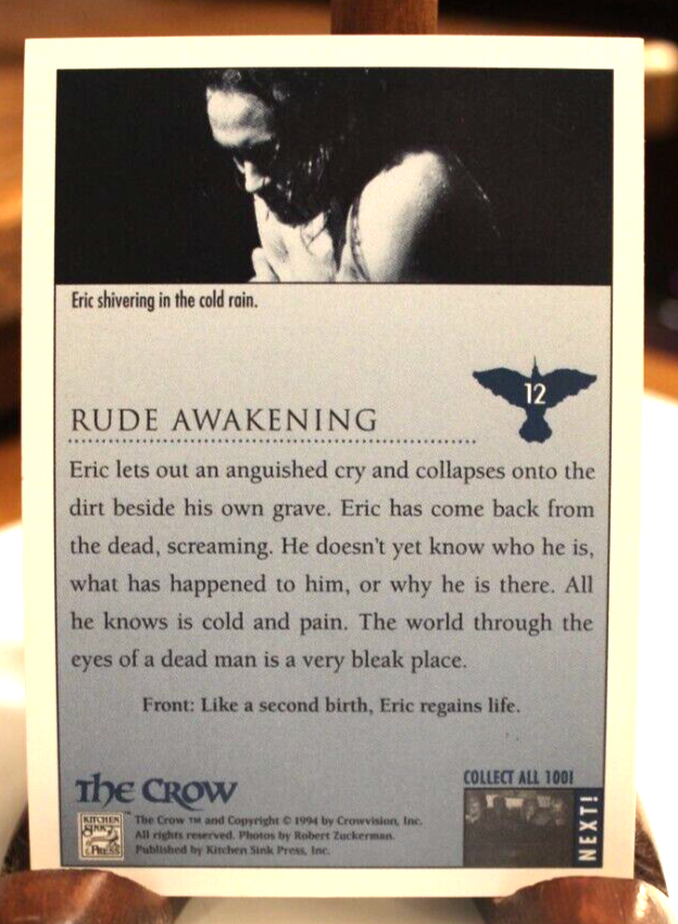 1994 The Crow Official Movie Trading Card #12 Rude Awakening Kitchen ...