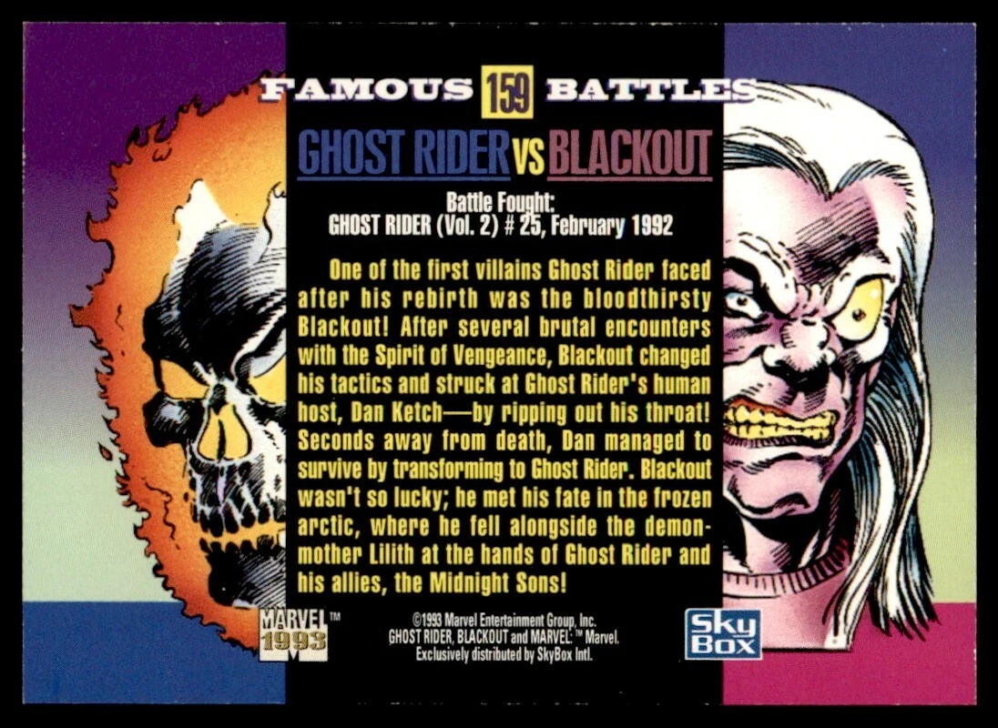 Ghost Rider Vs Blackout