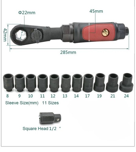 Pneumatic Ratchet Wrench Handle Air Ratchet Elbow Trigger Pneumatic ...