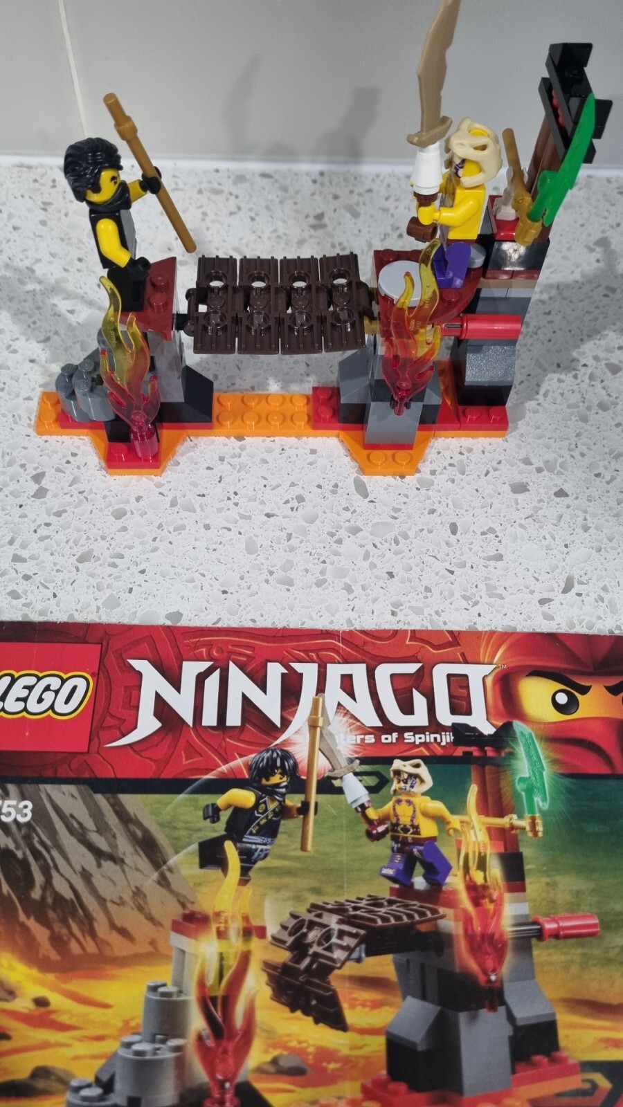 LEGO Ninjago 70753 Lava Falls Complete Set With Manual | eBay