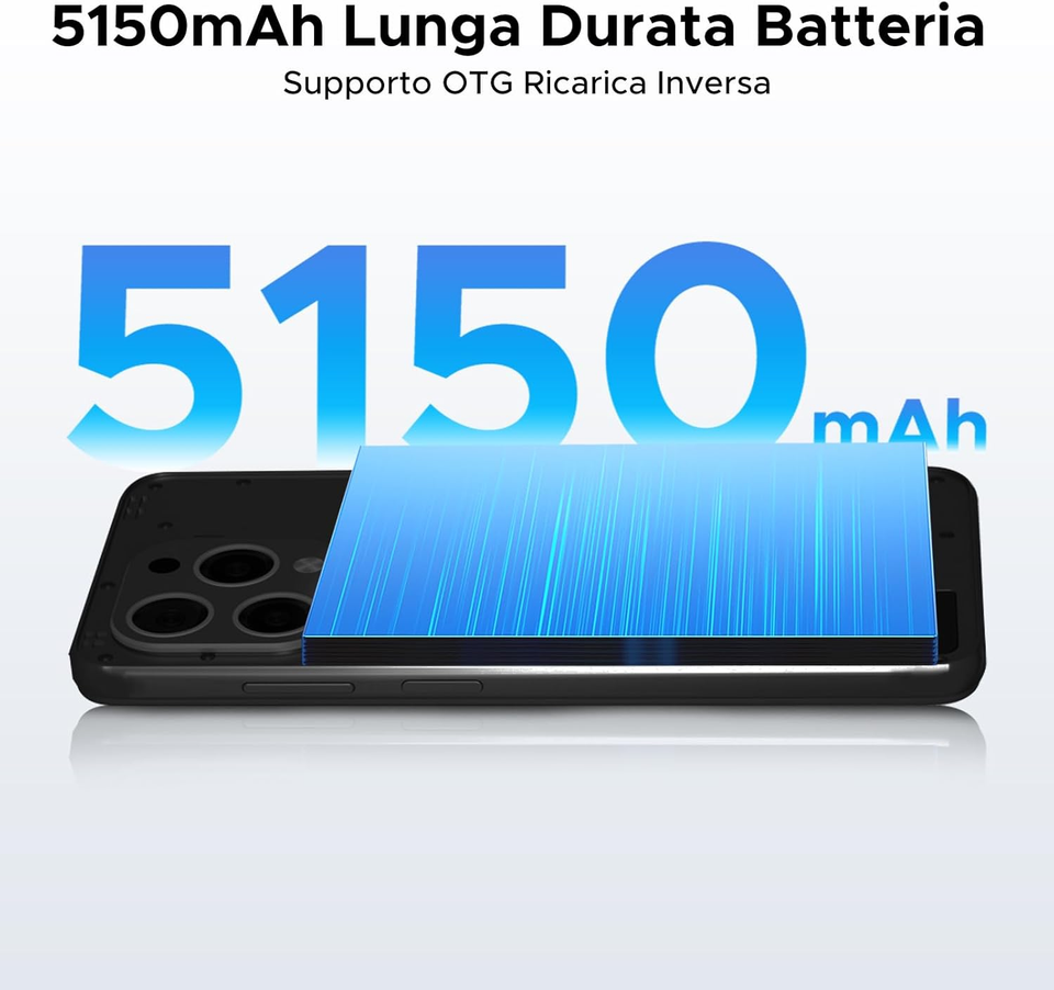 DOOGEE N55 Android 16 Smartphone, 16GB+128GB/2TB TF, 90Hz 6.56" Hd ...