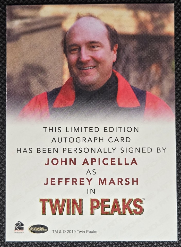 2025 Rittenhouse Twin Peaks Log Lady Chronicles John Apicella Auto Autograph | eBay