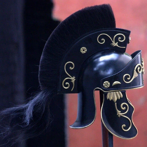 Roman Centurion Imperial Gallic Helmet 18G Steel Medieval Armor Replica ...