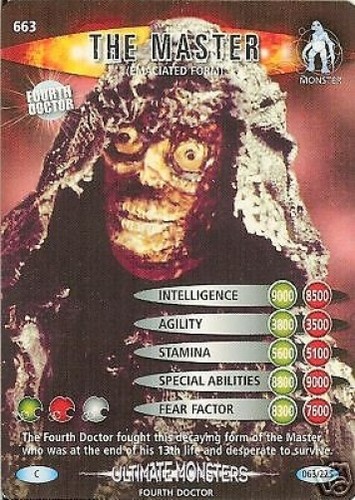 DR WHO ULTIMATE MONSTERS 663 THE MASTER EMACIATED FORM | eBay