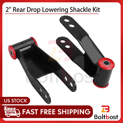 2" Rear Drop Lowering Shackle Suspension Kit For Chevrolet S10 S10 ...