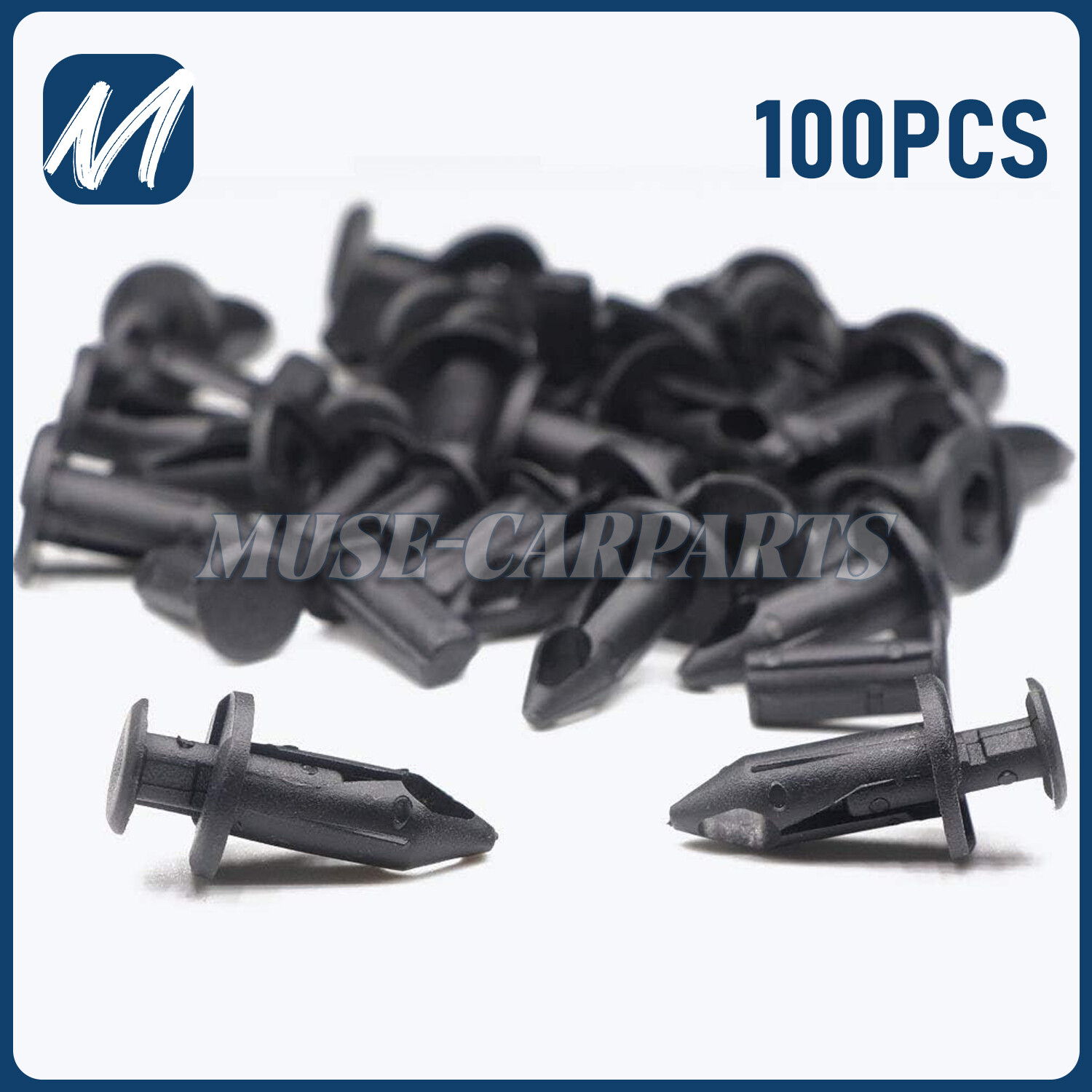 100x 8mm Fender Clips Body Rivets Push Pin for ATV HONDA TRX300EX 450R ...