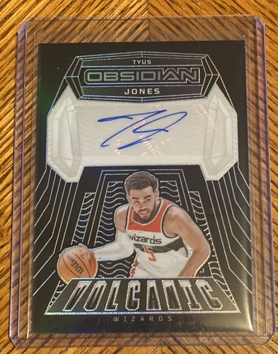 Tyus Jones 2023-24 Obsidian #VS-JNS Volcanic Autograph SP Wizards Auto ...