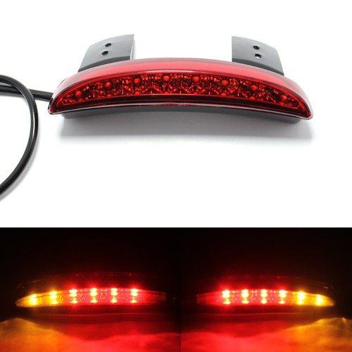 Motorcycle Rear Turn Signal LED Tail Light for Harley Softail Slim FLS ...