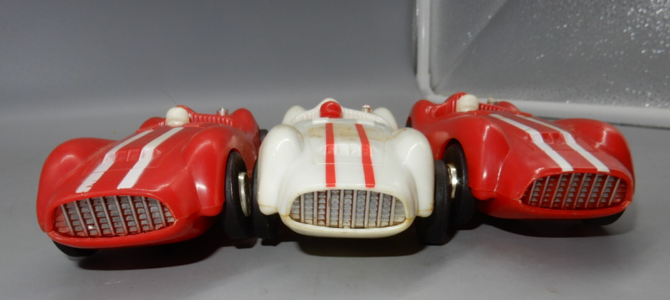 Lot of 3 vintage 1960s ELDON Slot RACE CAR Ferrari 1/32 Red White | eBay