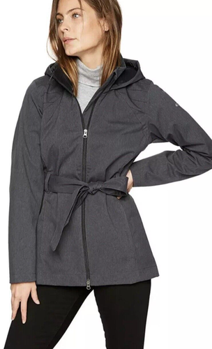 Columbia Womens Sz SX Trench Jacket Belted Warm Hoode | eBay