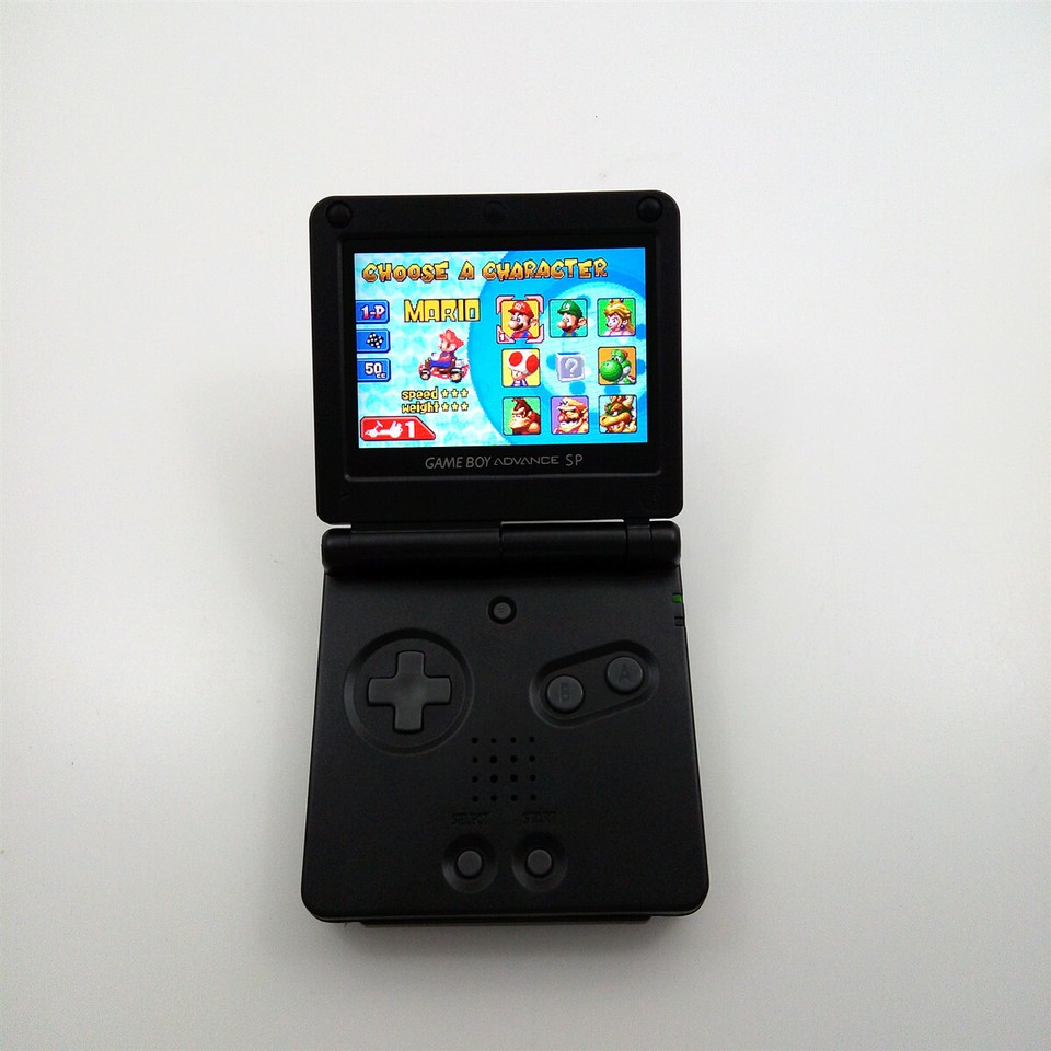 Game Boy Advance SP Game Console with V2 iPS Backlight Backlit LCD MOD ...
