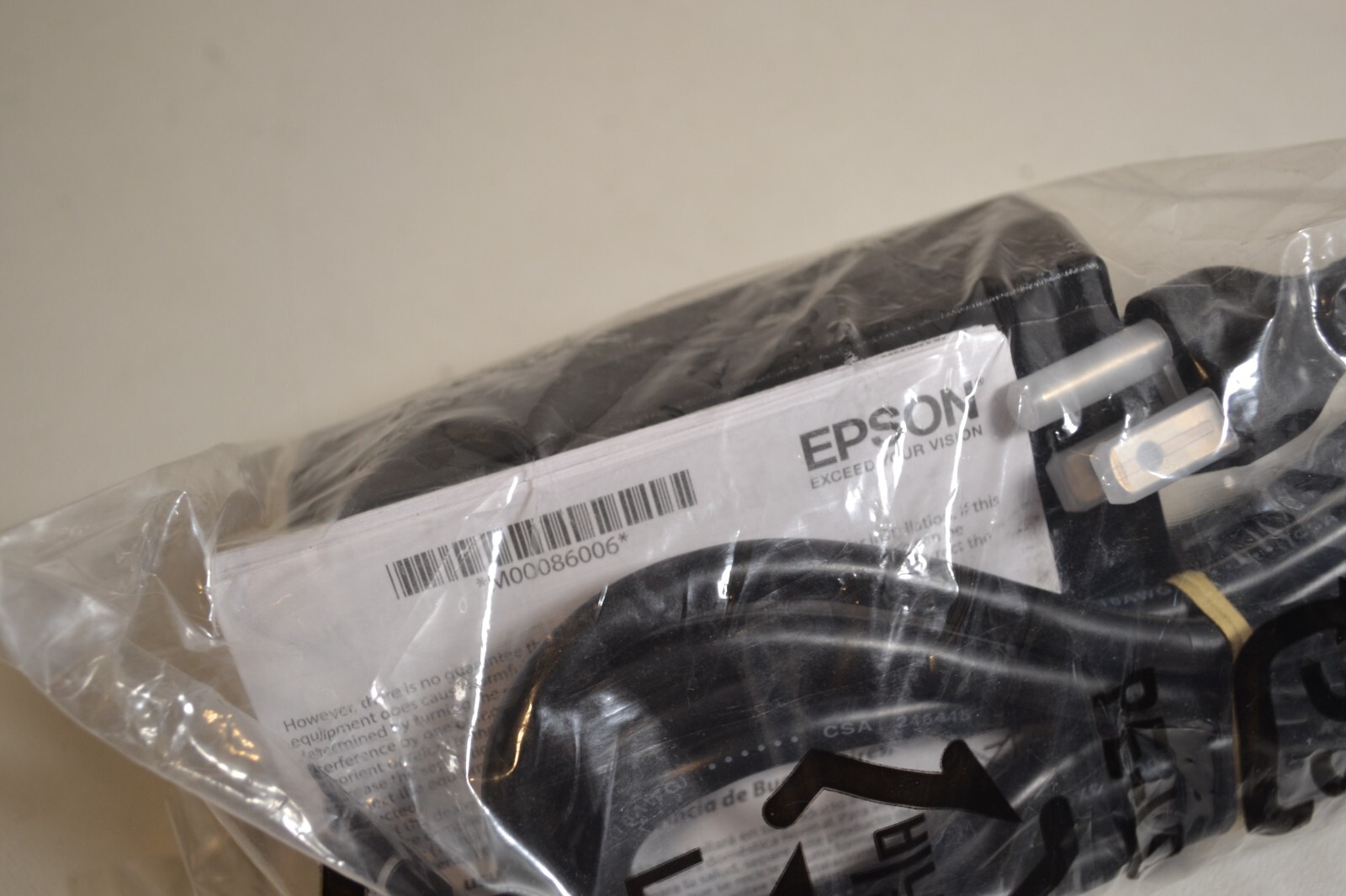 Genuine Epson Adapter C1 Model M235B Power Supply 3 Pin 24v 1.5a for ...