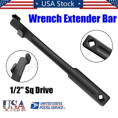 Universal Spanner Extension Wrench Extender Bar 1/2" Sq Drive Black ...