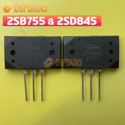 1Pair New 2SB755 & 2SD845 Transistor | eBay