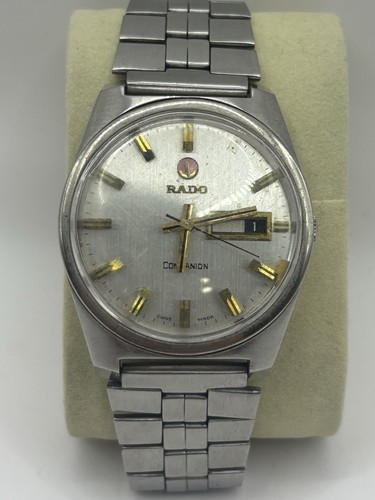 Rado Companion Watch Men's Automatic Silver & Gold Tone Read Desc | eBay